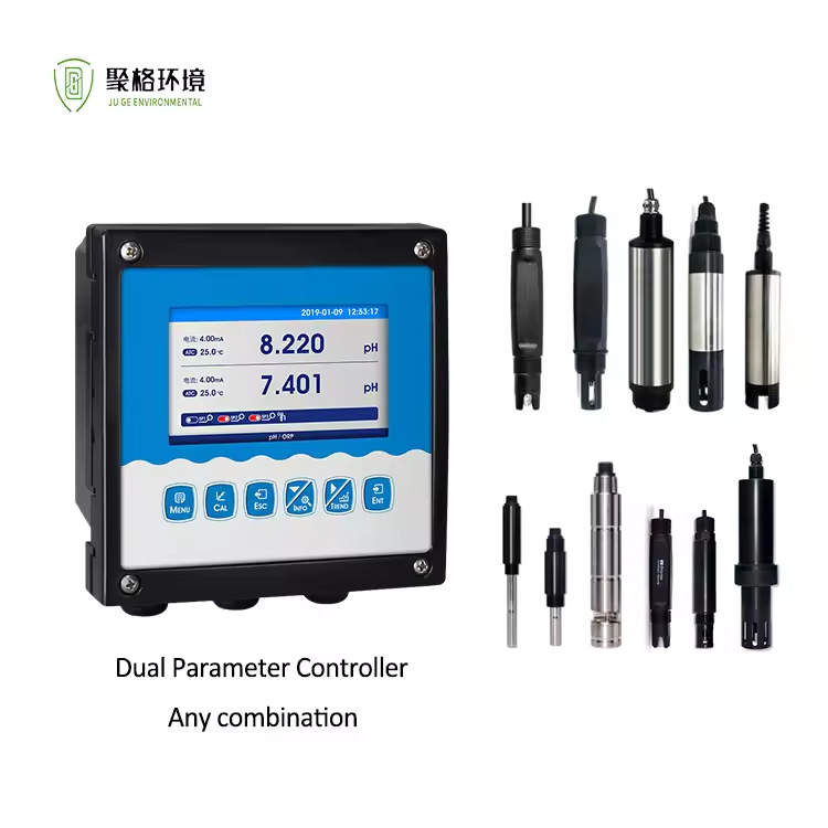Dual Channel Water Quality Monitor for PH, ORP, Conductivity